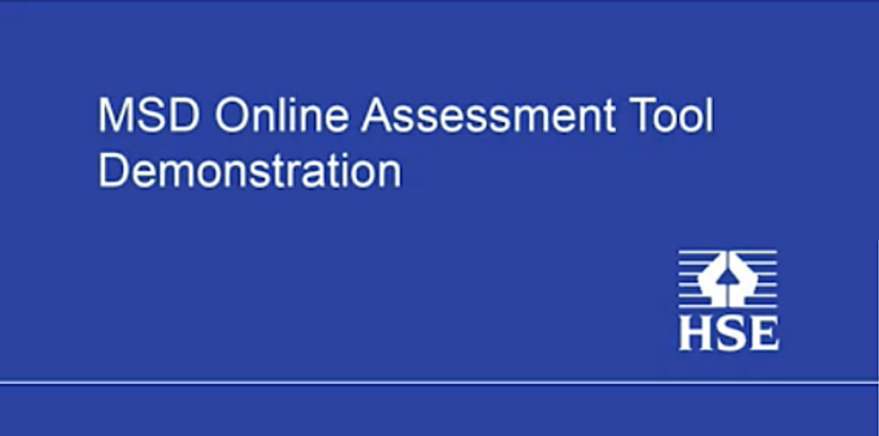 Upcoming Webinars for the HSE Musculoskeletal (MSD) Online Assessment ...